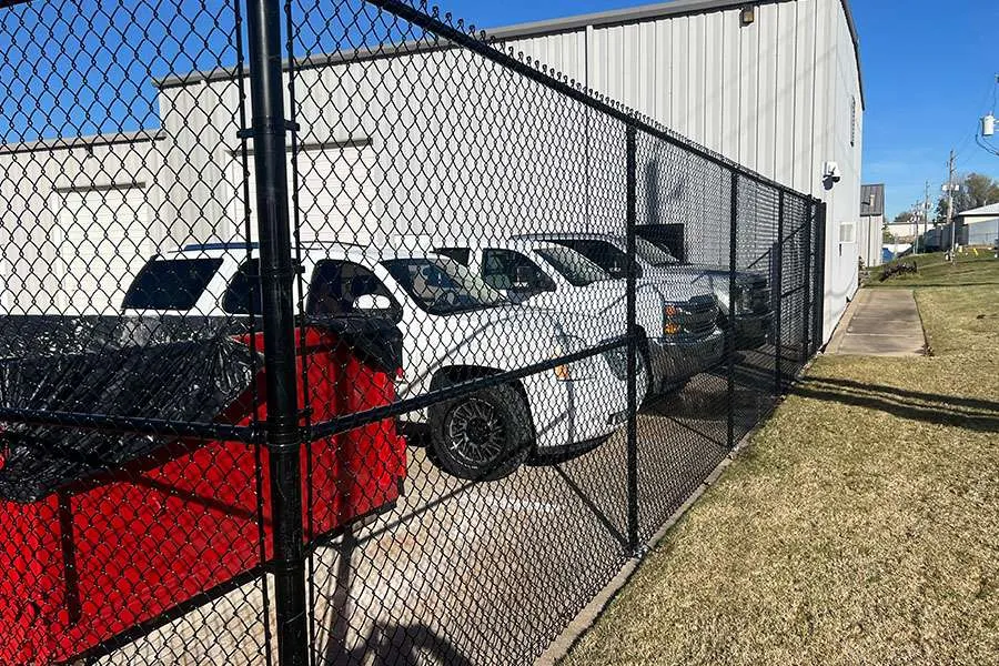 Parking Lot Fence Installation - Empire Fence